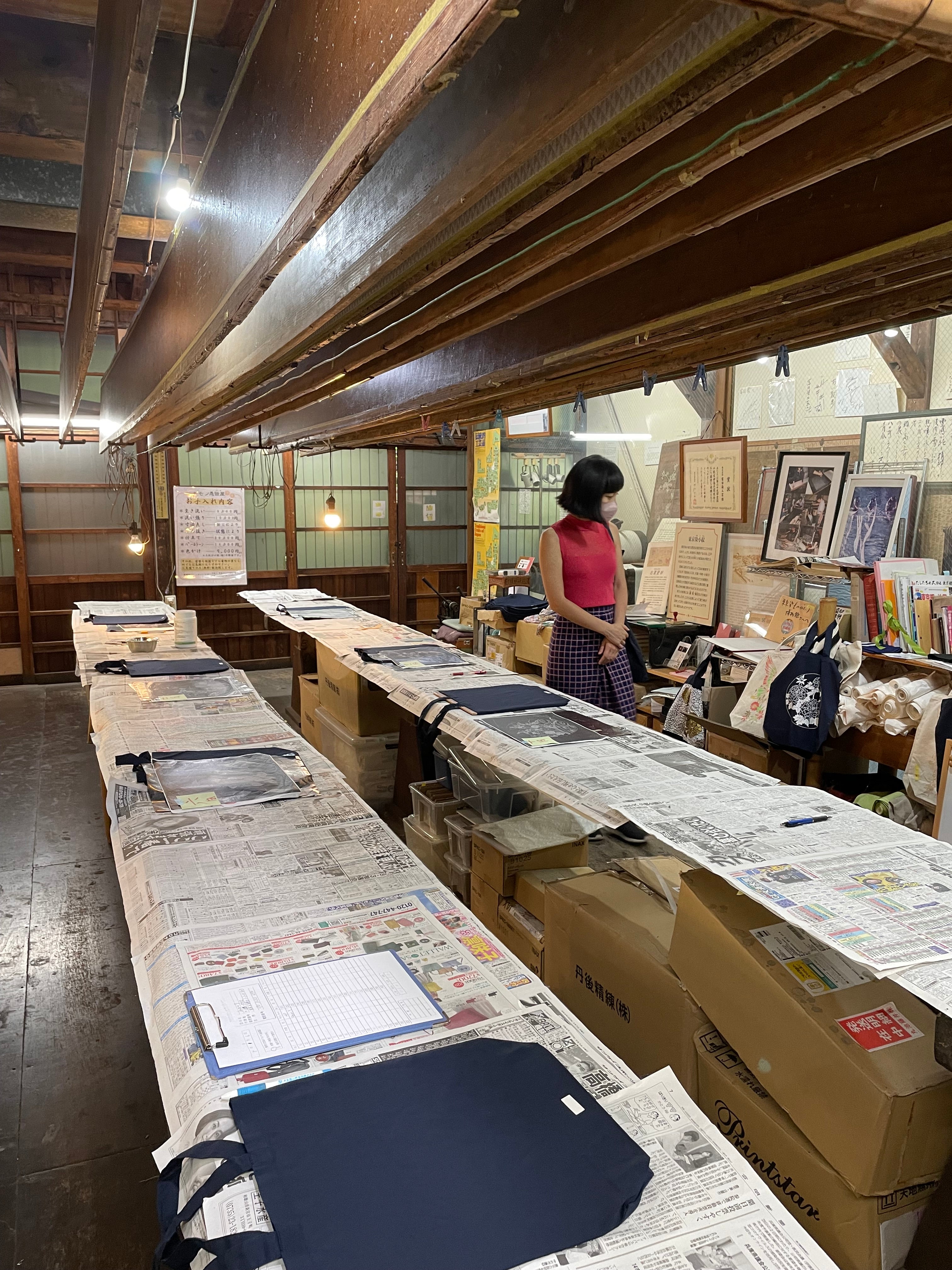 Traditional Japanese Stencil Dyeing: A visit to Tomita Dye Crafts – NOT ...